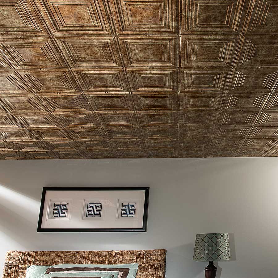 Fasade Ceiling Tile in Portrait | DIY Decor Store